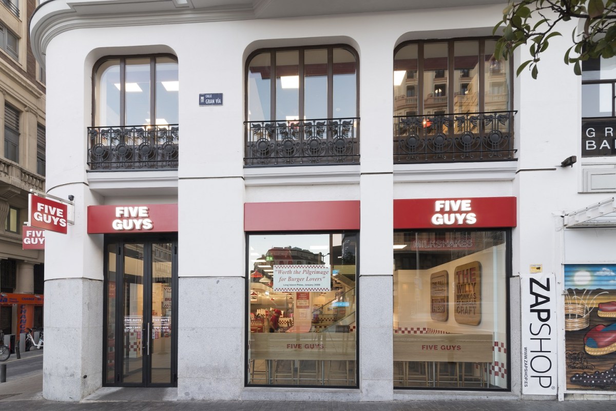 Five Guys retoma expansión en España y prevé abrir 6 locales por año