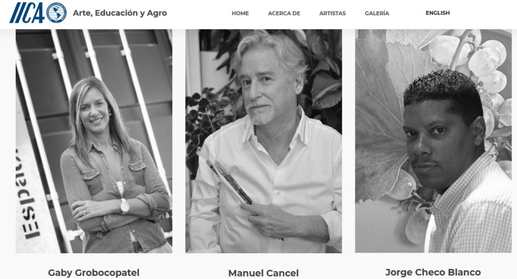 El IICA exhibe obras sobre agricultura del pintor dominicano Jorge ...